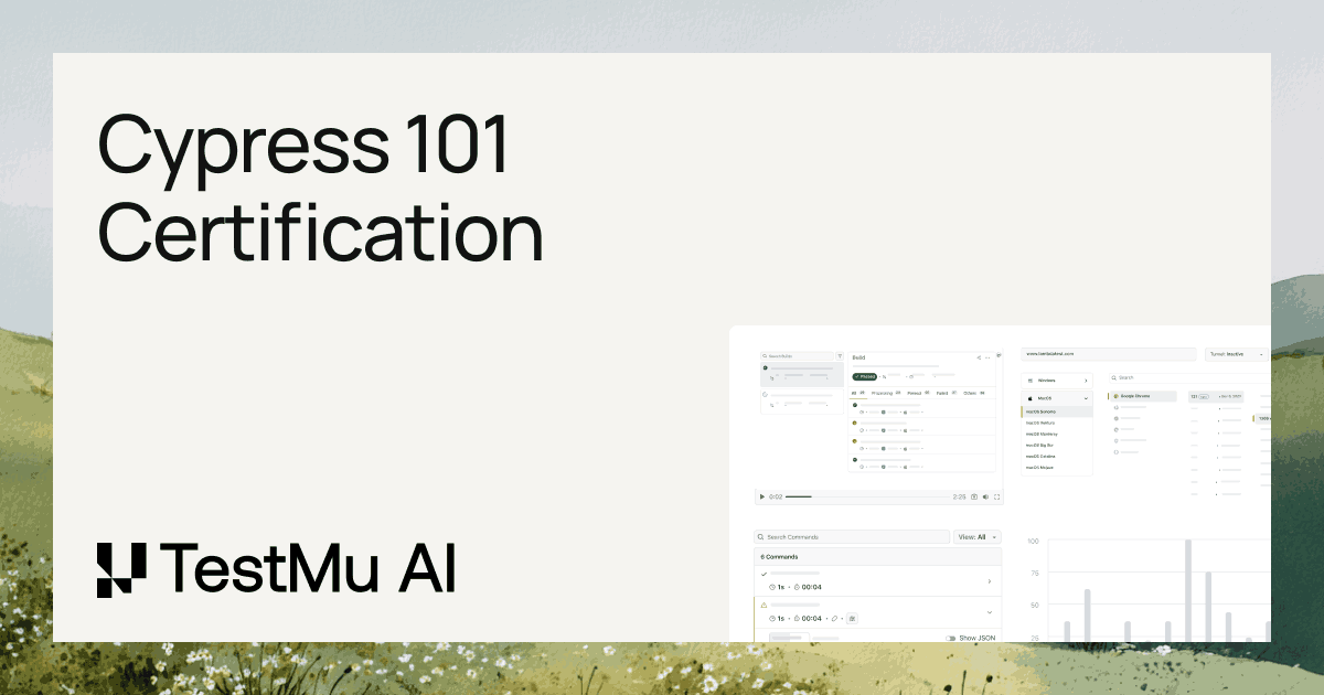 Cypress 101 Certification by TestMu AI (Formerly LambdaTest)