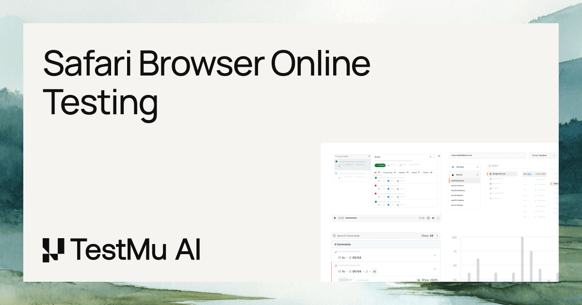 Safari Browser Online Testing on Real Devices, No VMs