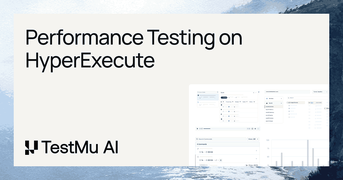 Performance Testing With HyperExecute