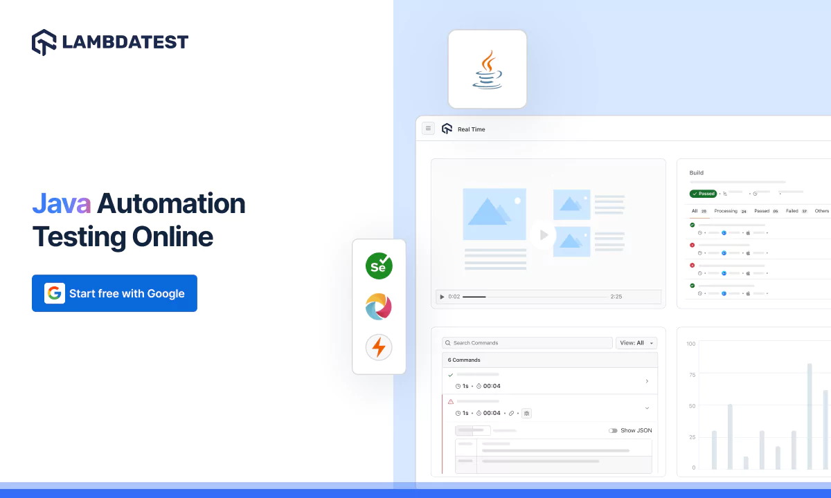 Best Java Automation Testing Platform | TestMu AI (Formerly LambdaTest)