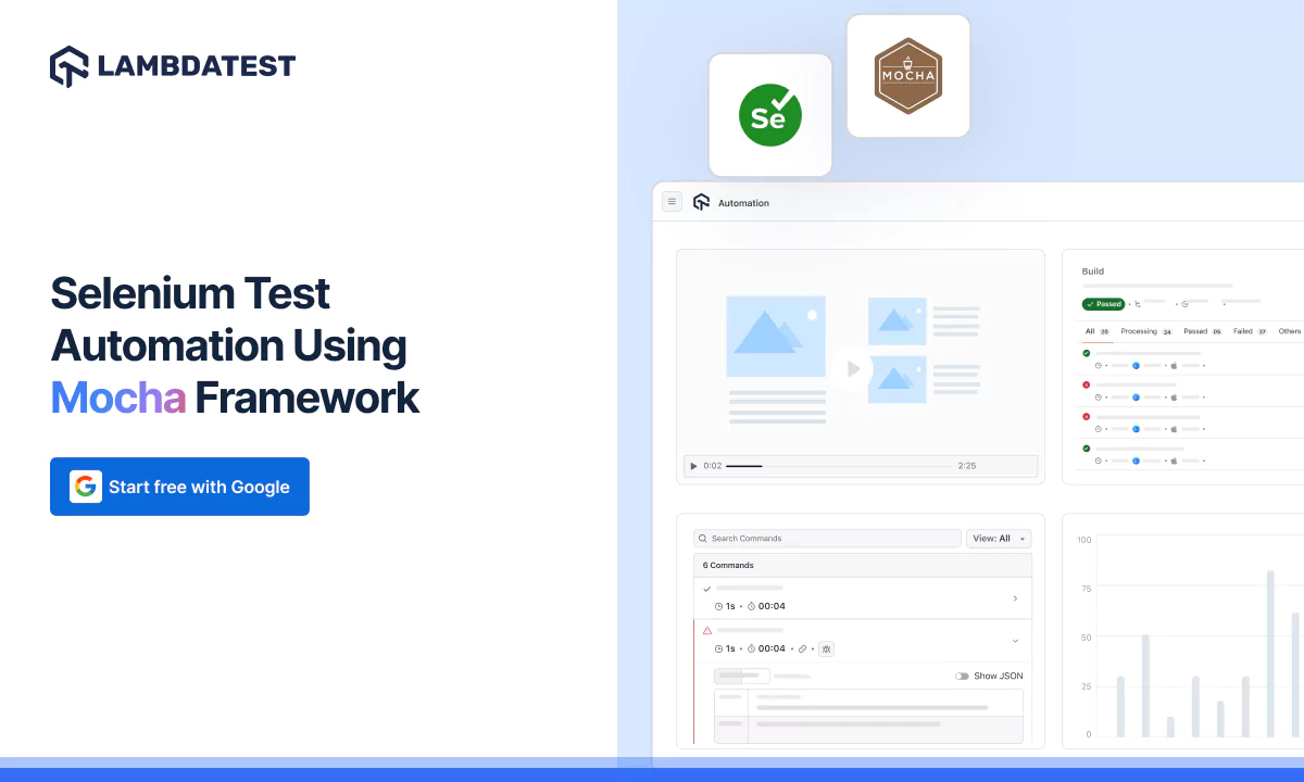 Selenium Automation Testing With Mocha Framework | TestMu AI (Formerly ...