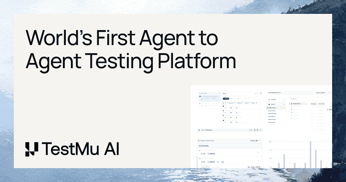 Agent-to-Agent Testing: Test AI Chatbots, Voice Agents & More | TestMu AI