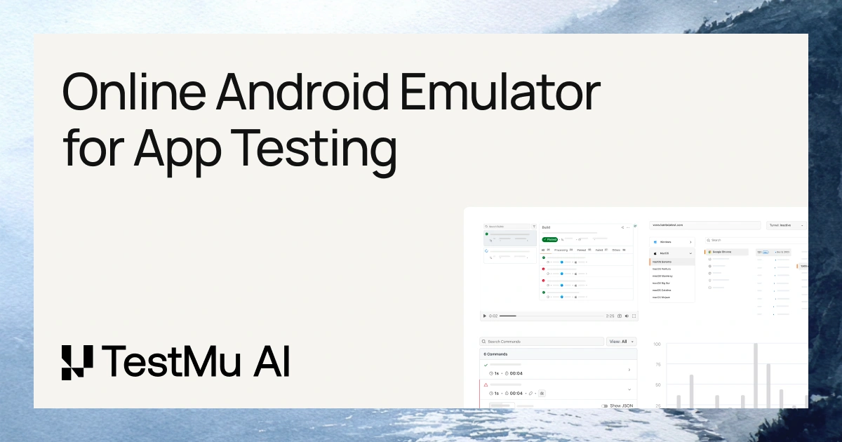 Test Apps on Free Android Emulator Online | TestMu AI (Formerly LambdaTest)