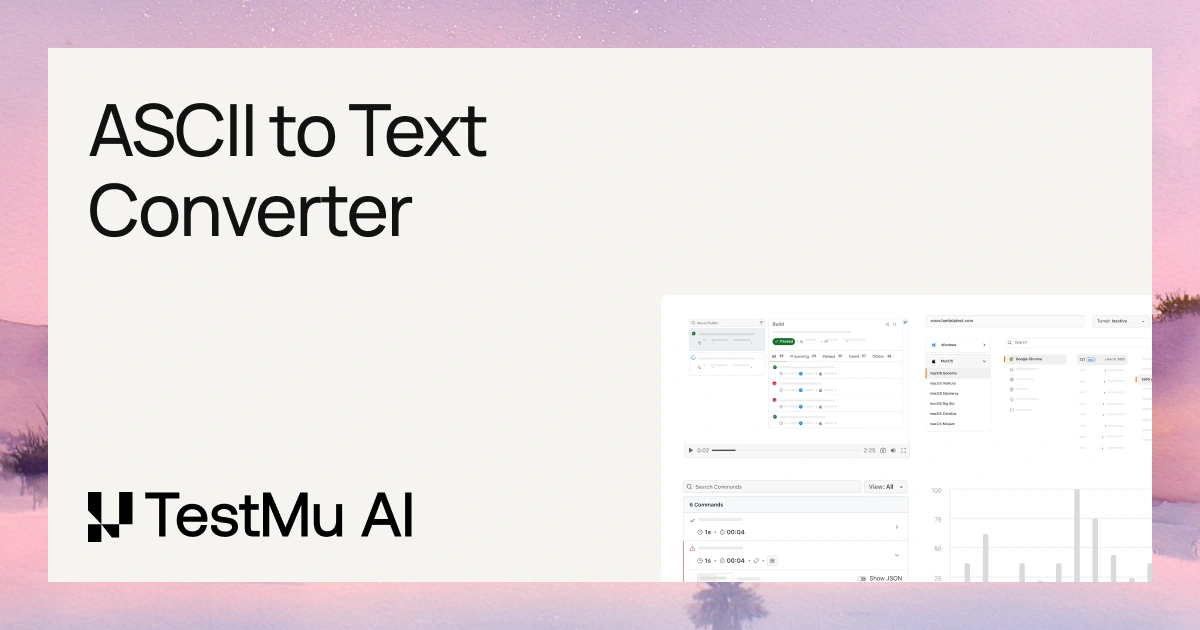 ASCII to Text/String - ASCII Code Converter Online