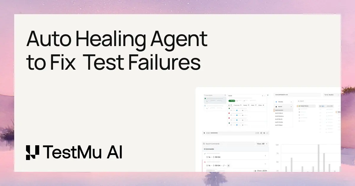 Auto Healing Agent for Test Automation | TestMu AI (Formerly LambdaTest)