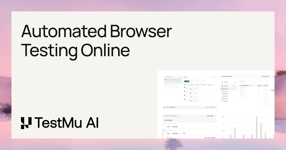 AI-Native Automated Browser Testing Cloud | TestMu AI (Formerly LambdaTest)