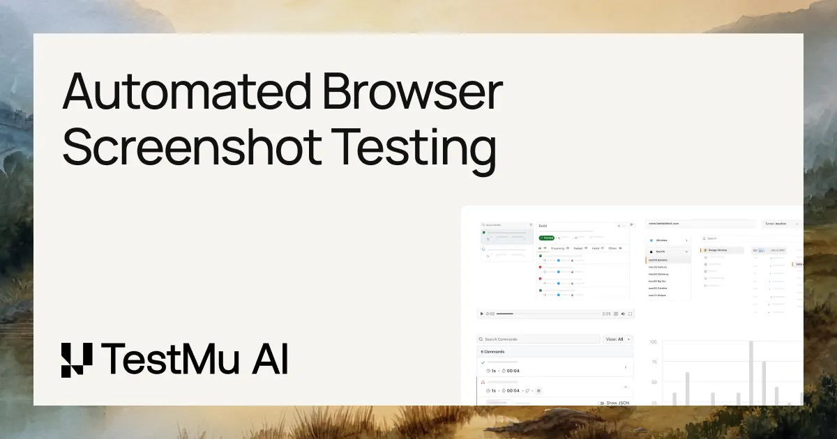 Automated Browser Screenshot Testing | Selenium Screenshot Comparison