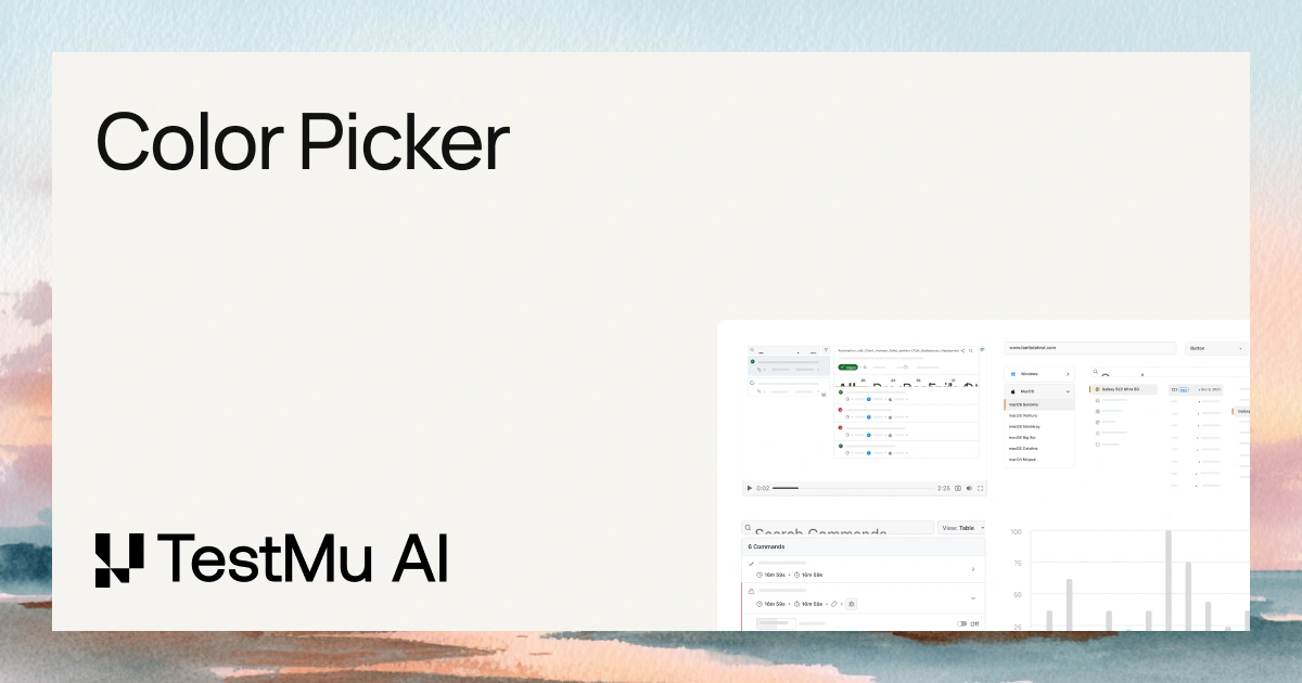 Free Online Color Picker - HEX, RGB & HTML Color Codes