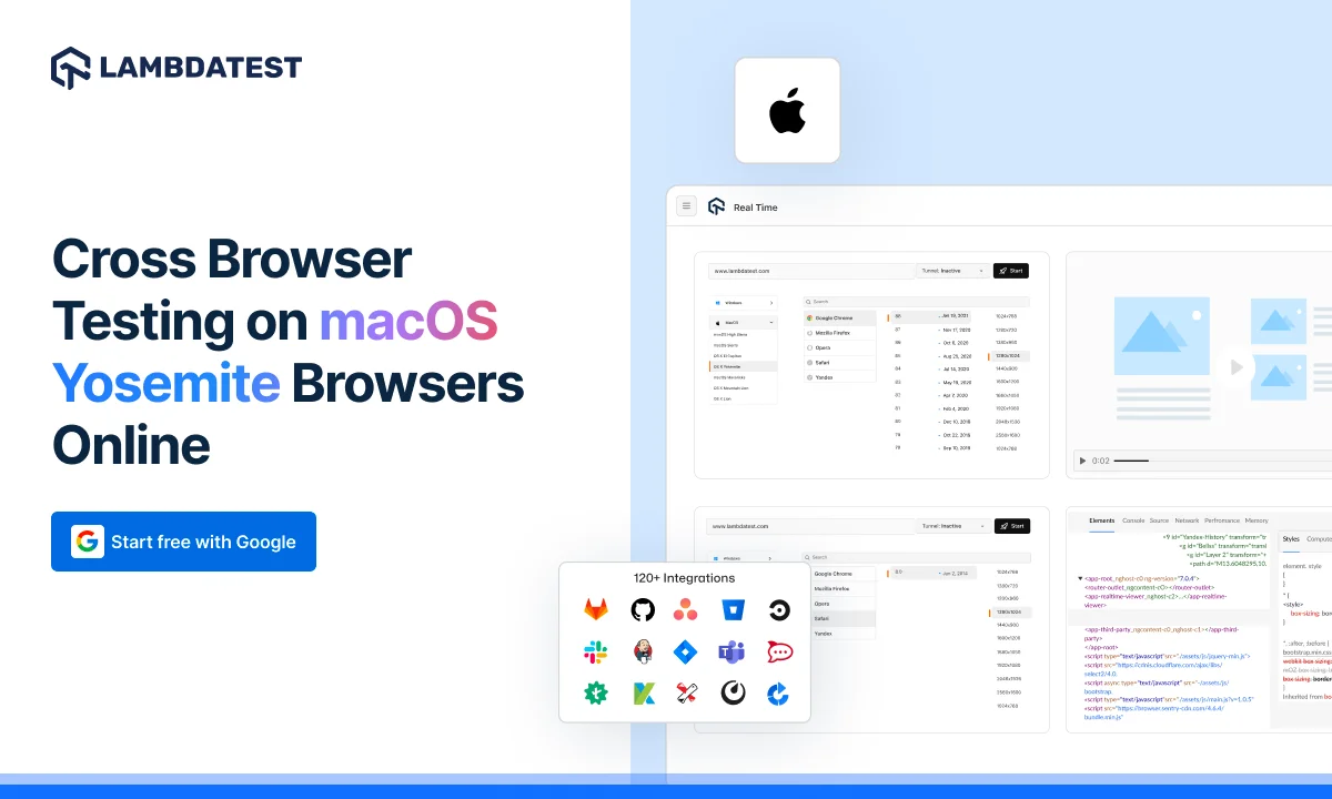 Test on macOS Yosemite Online | TestMu AI (Formerly LambdaTest)