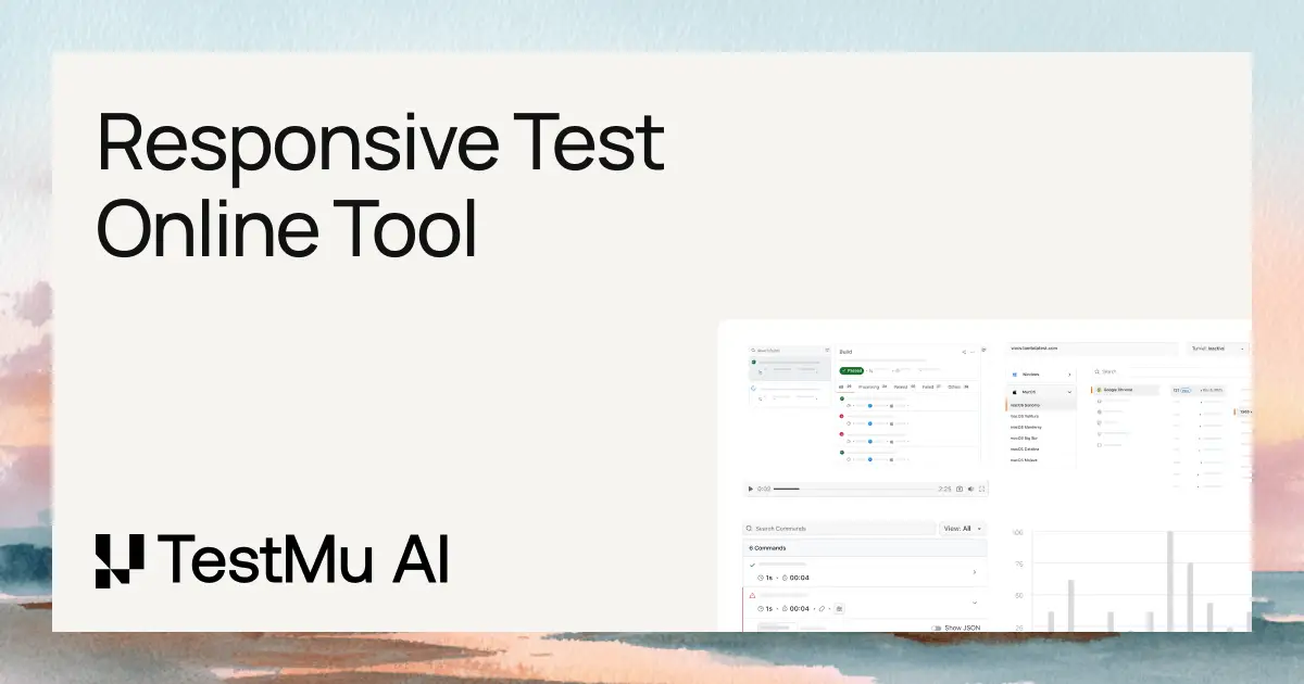 Responsive Testing Tool Online | TestMu AI