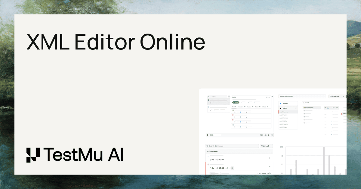 XML Editor Online - Tree View and Beautify XML | TestMu AI