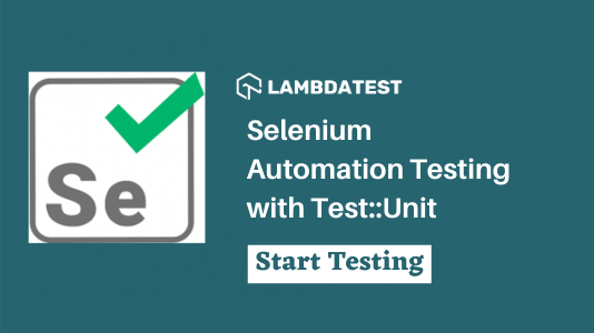 Selenium Automation Testing With Testunit Framework Testmu Ai 0318