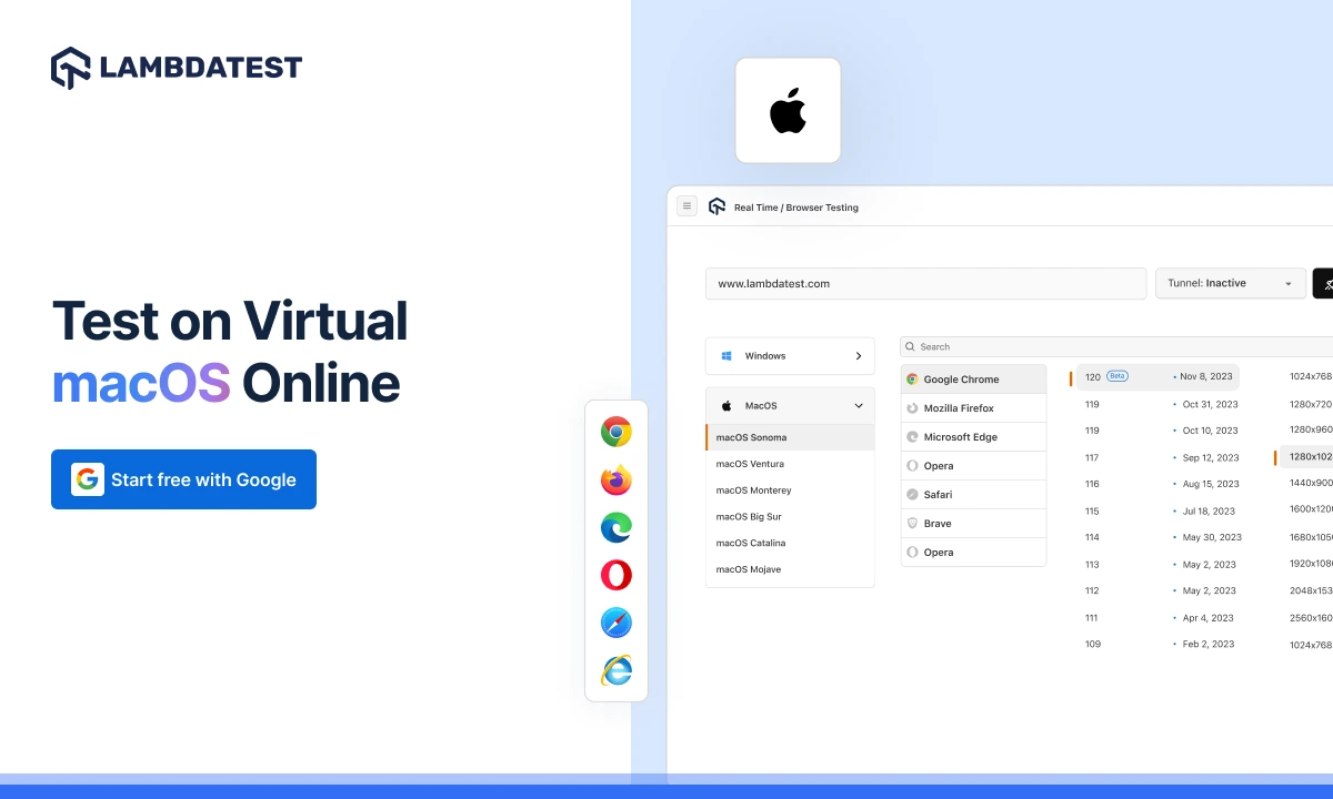 Test on Virtual macOS Online for Cross-Browser Testing - TestMu AI ...